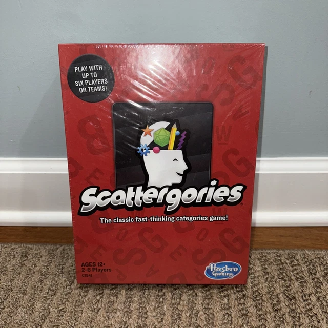 HASBRO GAMING SCATTERGORIES Board Game Original Version - NEW & SEALED ...