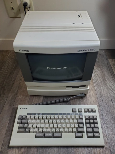 CANON CANOWORD 360 Word Processor w/ Box | Alps Integrated Dome ...