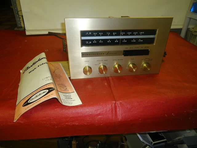 VINTAGE ELECTROHOME TUBE Receiver Radio The Lucerne $224.56 - PicClick CA