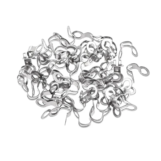 BALL CHAIN CONNECTOR 2mm 2.4mm Double Ring Style Stainless Steel Link ...