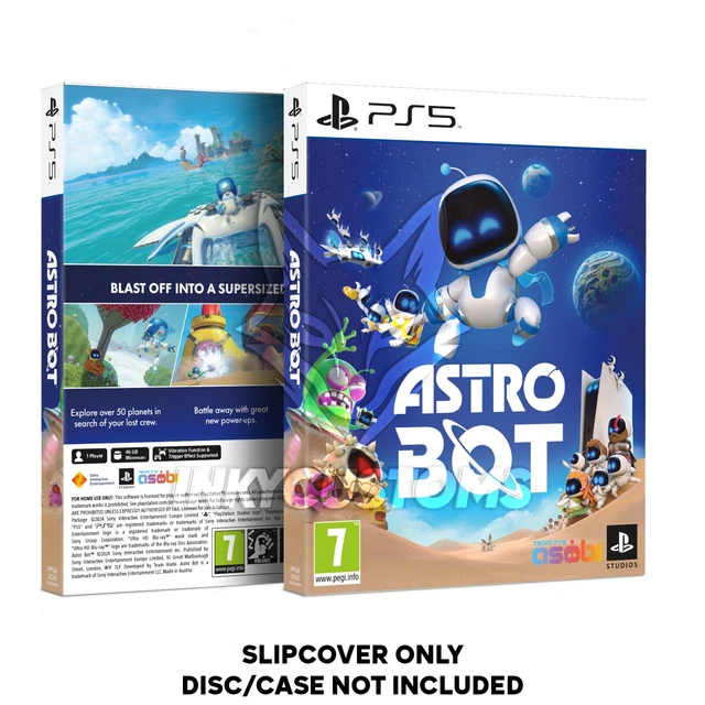 ASTRO BOT PS5 Custom Slip Cover Sleeve Steelbook NO GAME £9.69 ...