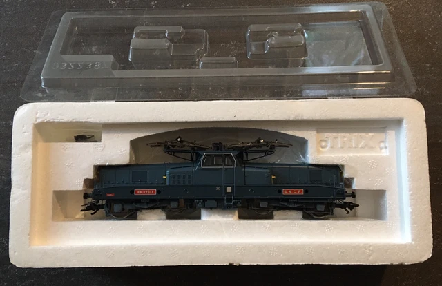 TRIX, TRAIN HO, SNCF, Réf 21508 , BB 12013 Bleue, Locomotive Électrique ...