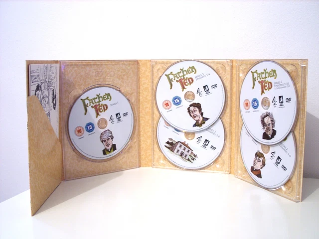 FATHER TED COMPLETE Box Set Series 1 2 and 3 DVD Missing Outer Card ...