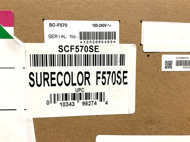 Epson Surecolor F570 Printer Scf570se 24 Large Format Dye Sublimation