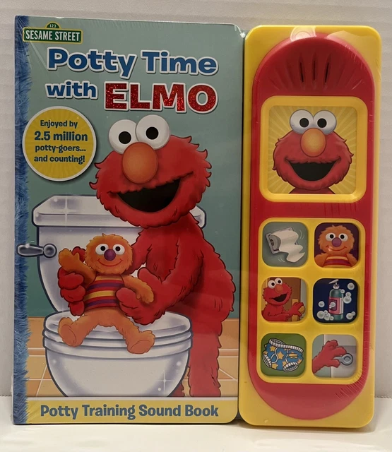 SESAME STREET POTTY Time with Elmo Potty Training Sound Book - New $6. ...