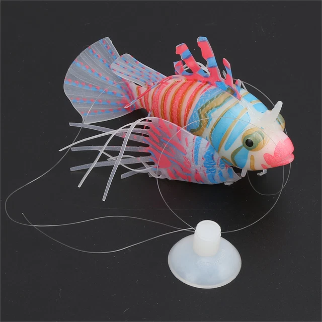(PINK BLUE) ARTIFICIAL Glowing Fish Fake Fish With LED Lights For ...