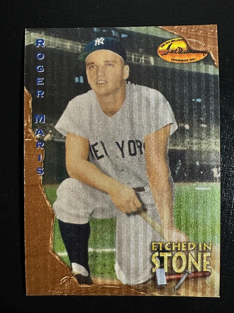 1994 TED WILLIAMS Roger Maris gravé dans la pierre #ES1 Yankees de New ...