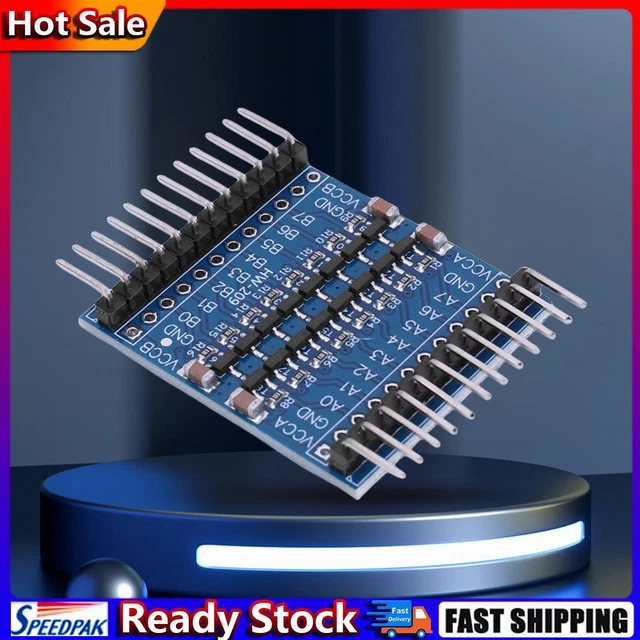 8 CHANNEL LOGIC Level Converter 5V/3.3V Bi-Directional Board Module for ...