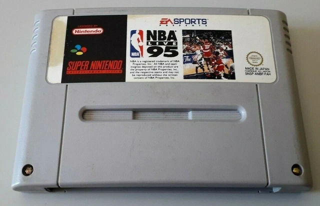 SUPER NINTENDO NBA Live 95 FAH Trés Bon état Sans boite ni notice EUR 5 ...