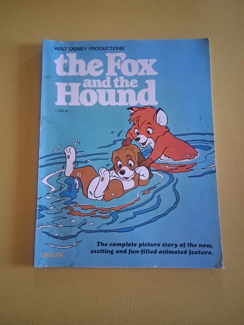 WALT DISNEY THE Fox and the Hound Book 1981 Comic Graphic Novel 1st ...
