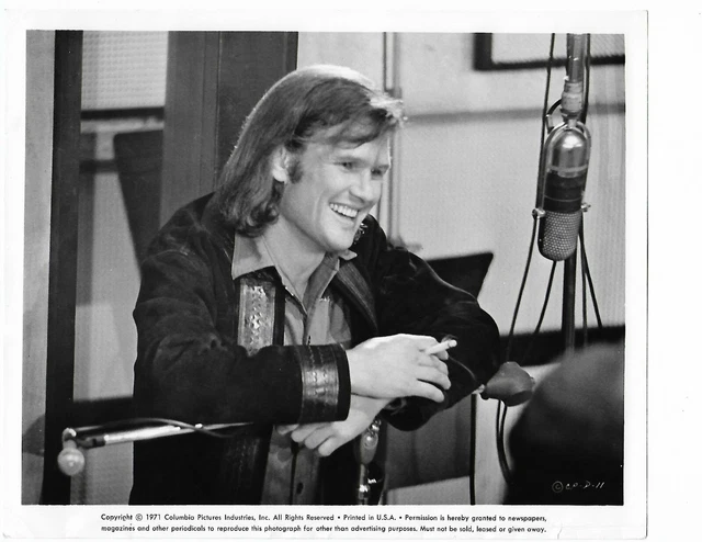 VINTAGE 8X10 FOTO Kris Kristofferson En Cisco Lucio 1971C Karen EUR 13 ...
