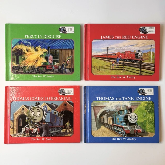 VINTAGE THOMAS THE Tank Engine Books Set Of 4 Rev W Awdry Hardback EUR ...