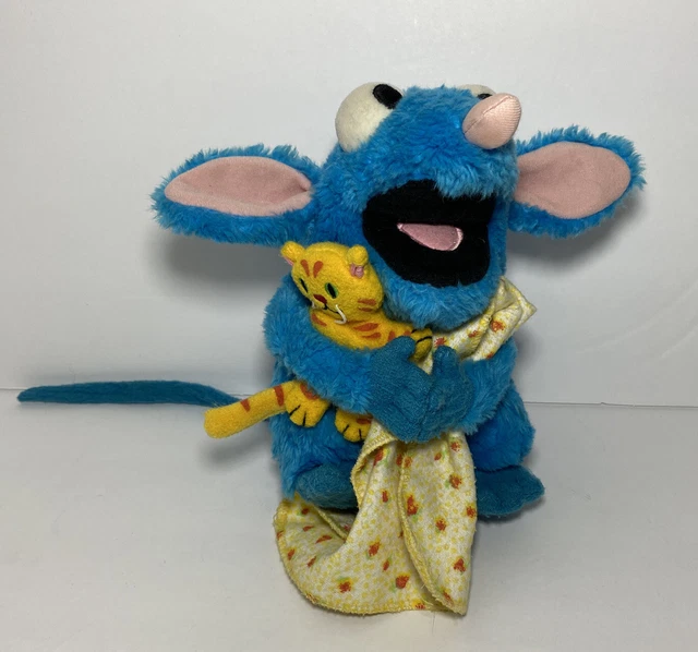 RARE DISNEY TUTTER Mouse Blanket Kitty Cat Plush Bear In The Big Blue ...
