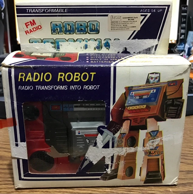 TRANSFORMERS TERMINAL RADIO Robot Blaster Knockoff Bootleg Ko Vintage ...