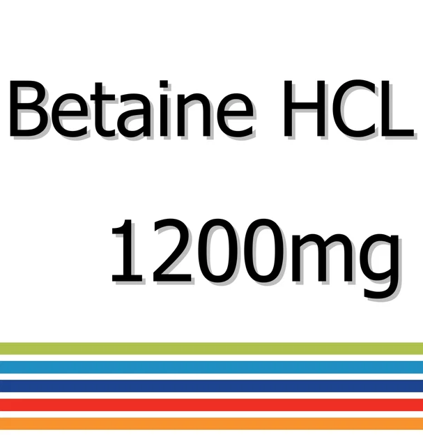 BETAINE HCL 1200MG x 1000 Tablets - Acid Balance $143.09 - PicClick AU