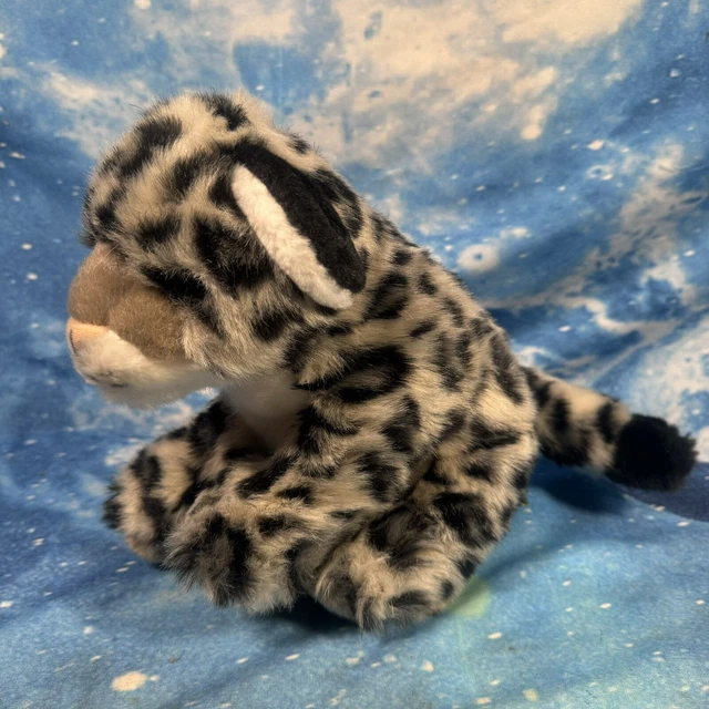 WILD REPUBLIC SNOW Leopard Cub Plush Soft Toy, Cuddlekins Cuddly Toys £ ...