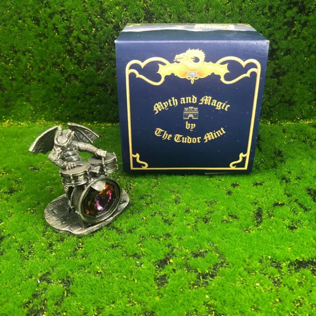 Tudor Mint Myth And Magic Pewter Dragon 3166 Lets Go Man By Mark Locker Eur 4660 Picclick It