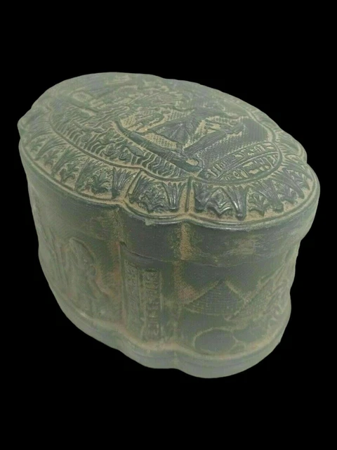 UNIQUE ANCIENT EGYPTIAN Jewelry stone Box King Tutankhamun Marriage ...