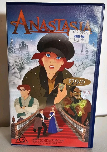 VHS ANASTASIA 1998, Animated 20th Century Fox VHS Video, Meg Ryan, John ...