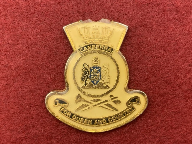 ROYAL AUSTRALIAN NAVY (RAN) HMAS CANBERRA Warship Medallion Badge $14. ...