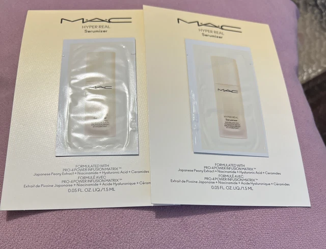 MAC HYPER REAL Serumizer Skin Balancing Hydration Serum Sample Size 1 ...