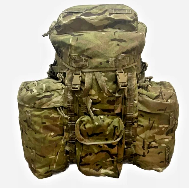 BRITISH ARMY ISSUE PLCE MTP Infantry Bergen Long Back & Side Rocket ...