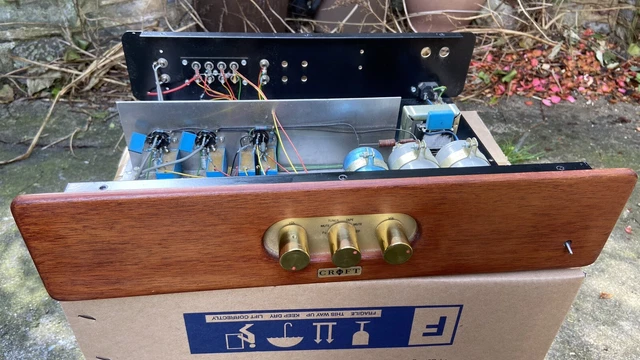 CROFT VITAL SE Valve Pre Amp Custom Modified , By Glen Croft £800.00 ...