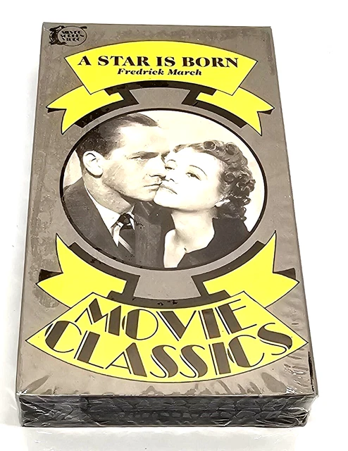 A STAR IS Born VHS Fredric March Silver Screen Video Factory Sealed £13 ...