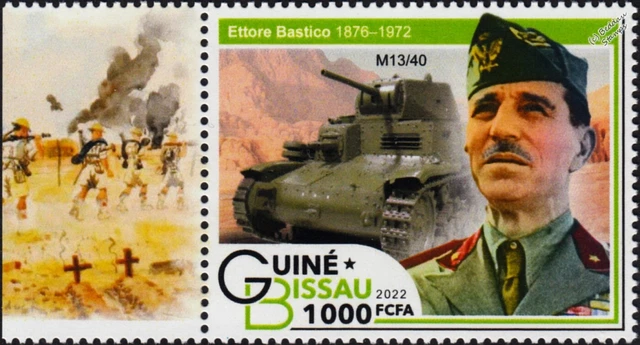 SECONDA GUERRA MONDIALE Battle of El Alamein Gen.ETTORE BASTICO Carro ...