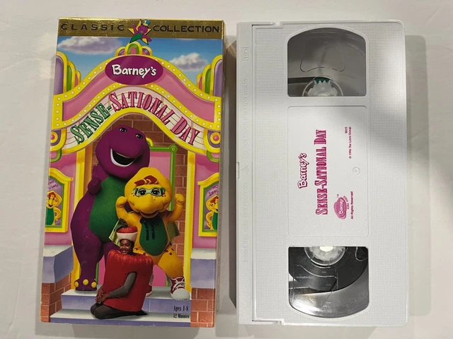 BARNEY VHS LOT fun and games manners pretend sense sational day zoo EUR ...