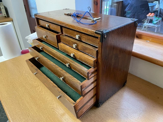 VINTAGE NESLEIN ENGINEERS Toolbox. Cabinet. Toolmakers. £106.00 ...