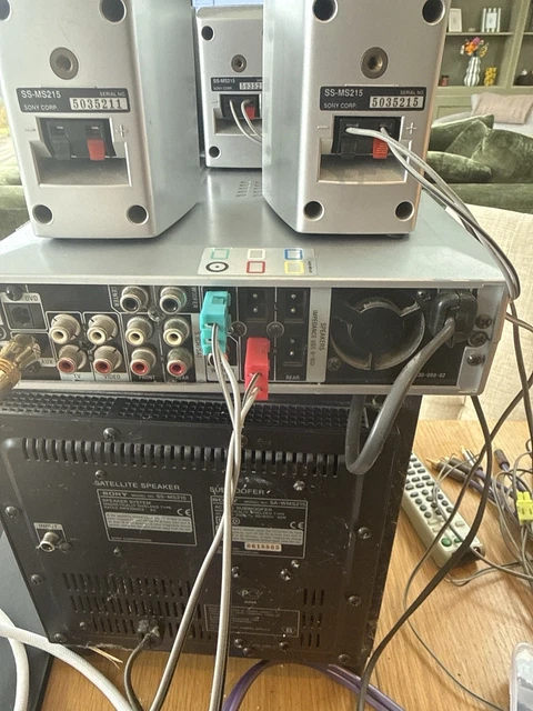 SONY SS-MS215 & SA-WMS215 5.1 Surround Sound Speaker System £1.13 ...