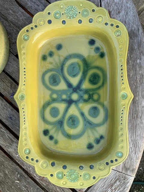 JOHN FFRENCH ARKLOW Studio Mid Century Pottery Platter Plate Plaque £ ...