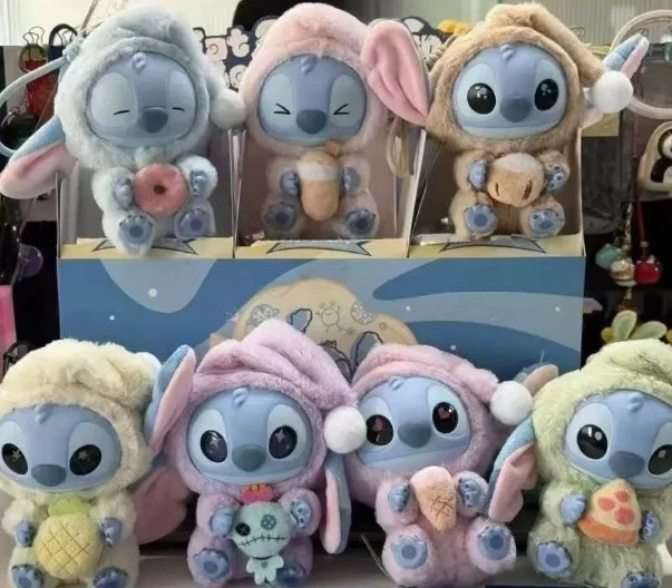 MINISO STITCH LABUBU Eat Somthing Before Sleep Blind Box Neu EUR 14,99 ...