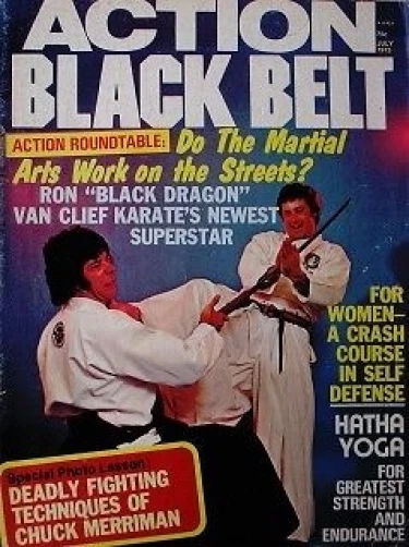 CINTURA NERA 7/75 Action Ron Van Clief Chuck Merriman Karate Kung Fu ...