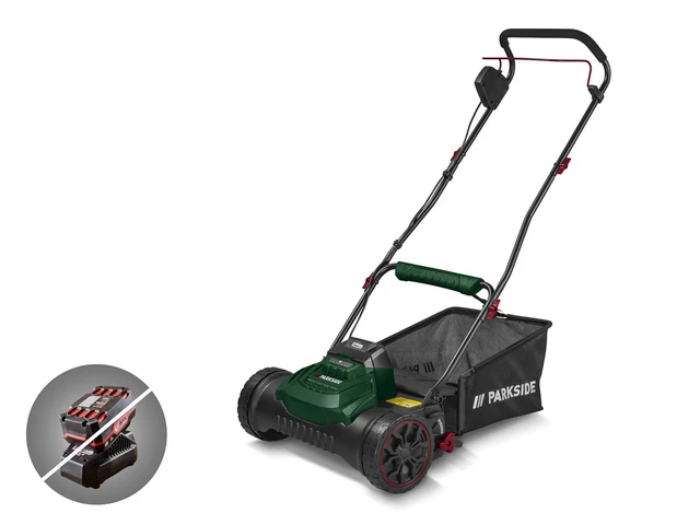 PARKSIDE® 20V CORDLESS Spindle Mower »PSMA 20-Li A1«, No Battery and ...