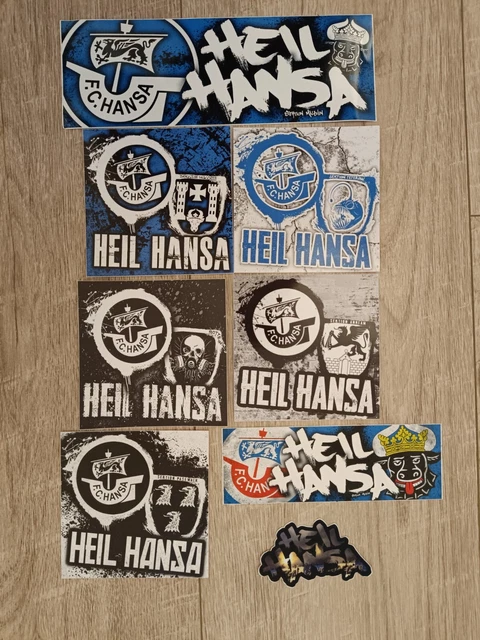 FC HANSA ROSTOCK Ultras HEIL HANSA Serie Aufkleber Sticker Kleber ...