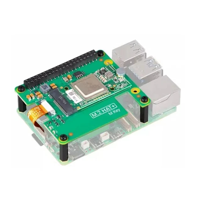 FOR M.2 HAT+ Expansion Board Support Single Channel PCle2.0 Interface ...