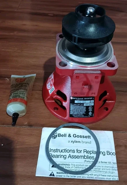 BELL & GOSSETT 189134LF Replacement Bearing Assembly With Impeller New ...