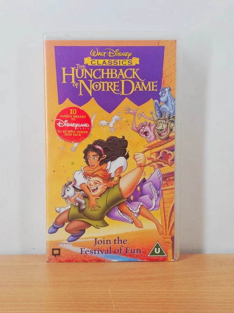 DISNEY HUNCHBACK OF Notre Dame VHS Walt Disney Classics Charity Sale £0 ...