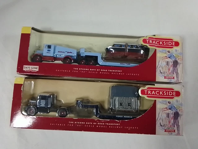 DAYS GONE TRACKSIDE Two Low Loaders Scammell + Boat & Scammell ...