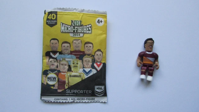 2024 NRL MICRO-FIGURES Player Brisbane Broncos Selwyn Cobbo $3.29 ...