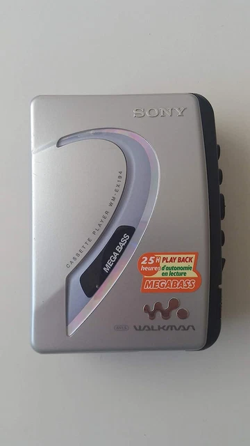 SONY WALKMAN PORTABLE Stereo Cassette Player - Silver (WM-EX194/SC) £69 ...