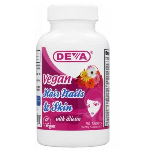 VEGAN HAIR-NAILS-SKIN SUPPORT 90 tabs By Deva Vegan Vitamins £21.53 - PicClick UK