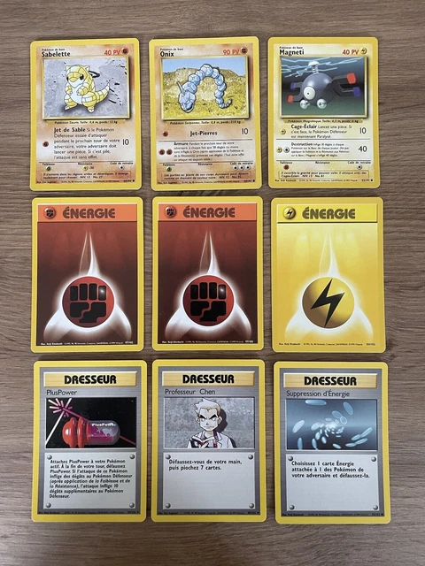 LOT DE 9 cartes Pokémon Wizard - Set de base - Bon état EUR 10,00 ...