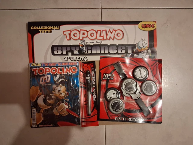 TOPOLINO N° 2738 Spy gadget - Dischi rotanti / Penna top secret ...