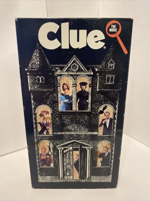 CLUE THE MOVIE VHS 1985 Vintage Rare Tim Curry Madeline Kahn ...