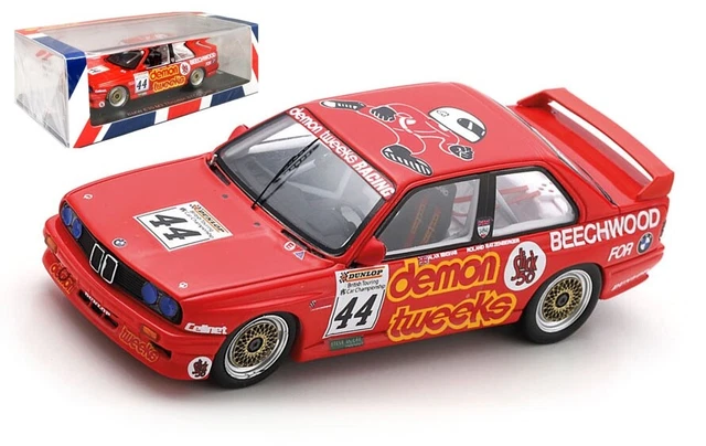 SPARK UK016 BMW E30 M3 Demon Tweeks BTCC 1988 - Roland Ratzenberger ...