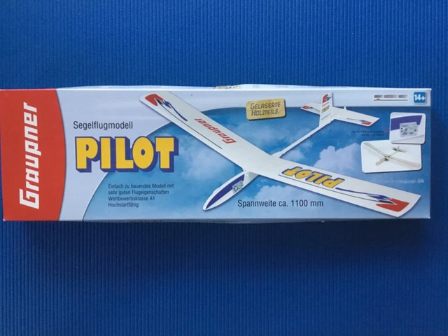 GRAUPNER SEGELFLUGMODELL PILOT 4247 u. Graupner Zeitschaltuhr 153 EUR ...