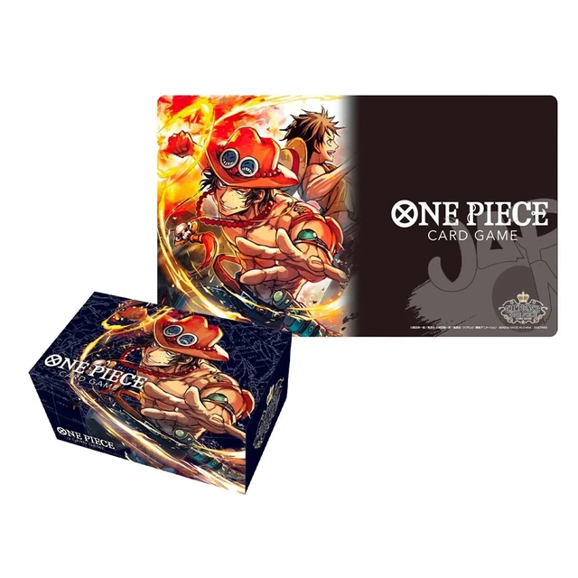 ONE PIECE CARD Game Playmat and Storage Box Set Portgas. D.Ace JP EUR ...